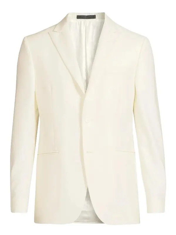Corneliani Peak-lapel Tailored Jacket - White
