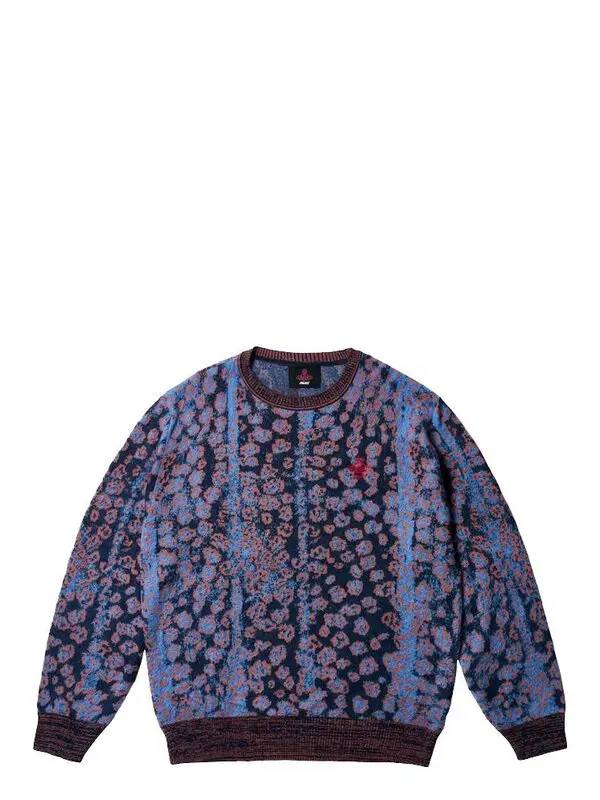 PALACE X Vivienne Westwood Knit Crew - Pink Leopard