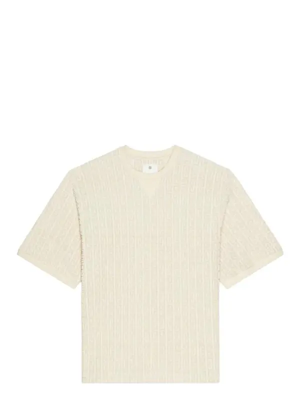 Givenchy Towelling Short Sleeve Tee - Ivory
