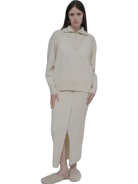 Rosetta Getty Double-layer Pullover - Neutral