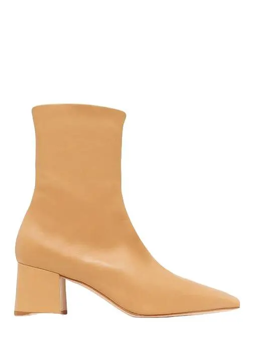 DANIELLA SHEVEL Milani Stretch Nappa Leather Boots - Brown