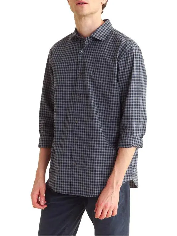 Billy Reid Tuscumbia Sport Shirt - Navy/greydnu