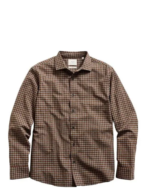Billy Reid Tuscumbia Sport Shirt - Oak/grey