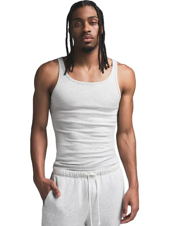 SKIMS 3-pack Rib Stretch Cotton Tanks - Ecru Multi