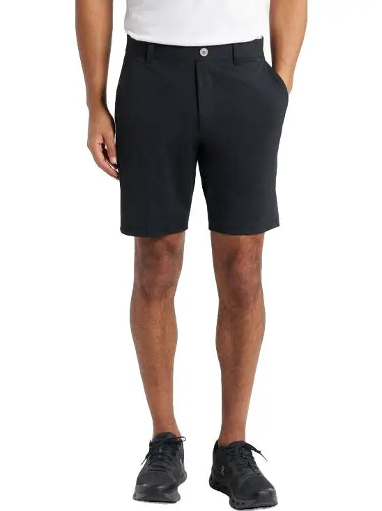 Johnnie-o Fusion Stretch Nylon Chino Shorts - Black