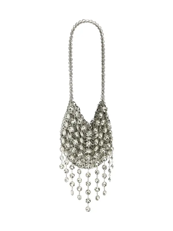 Rabanne Crystal Shoulder Bag - Silver