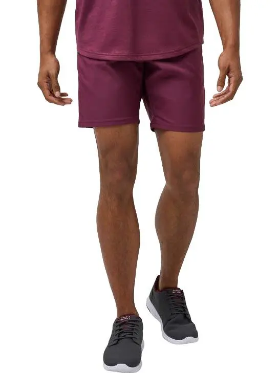 Travis Mathew Twill Shorts - Mauve Wine