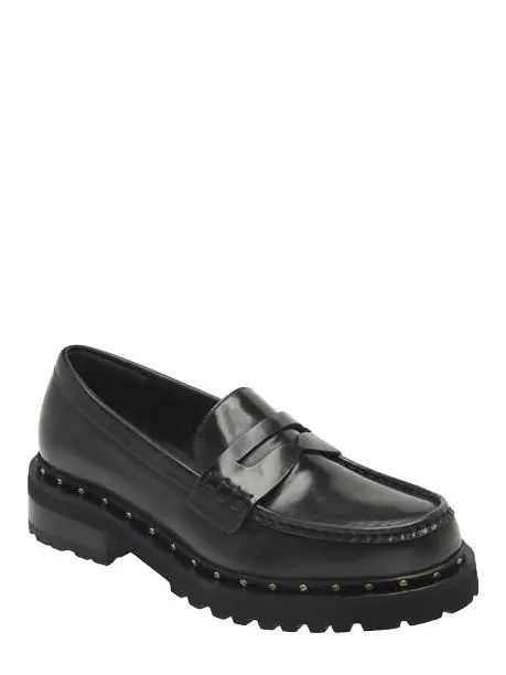 GOLDEN GOOSE Chunky Studded Loafer - Black