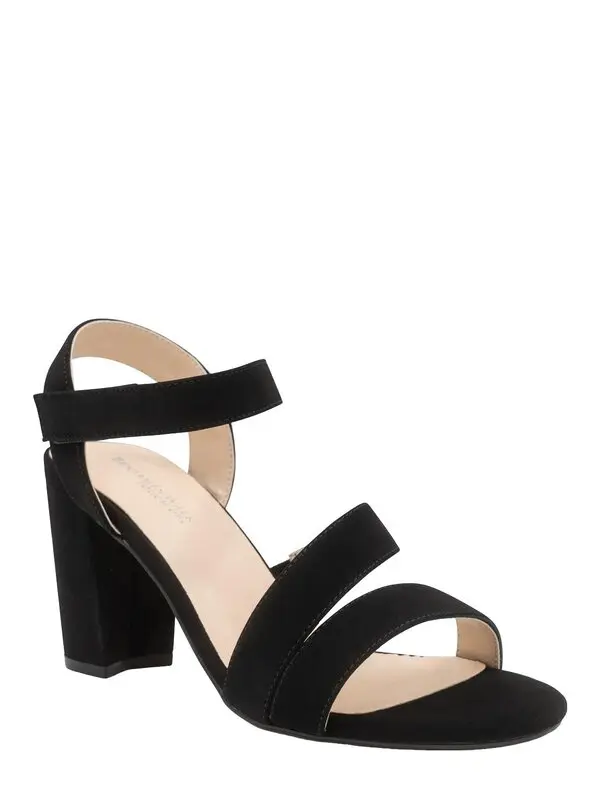 TOUCH UPS Lucille Ankle Strap Sandal - Black