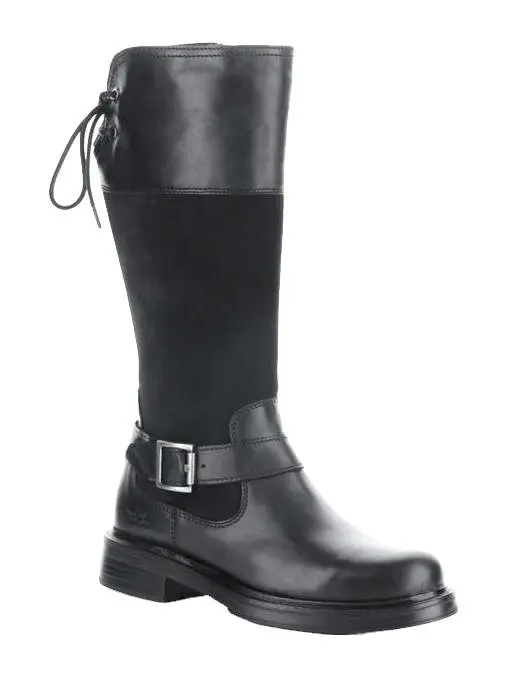 BOS. & CO. Mateo Waterproof Knee High Boot - Black Feel/suede/fee