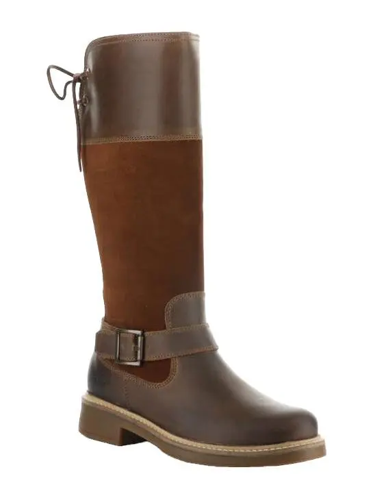 BOS. & CO. Mateo Waterproof Knee High Boot - Camel/ Nut/ Camel