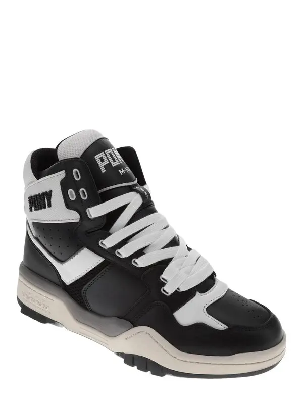 PONY M-110 Archive High-top Sneakers - Black/white