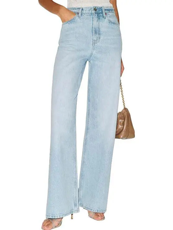 REFORMATION Cary Slouchy High-rise Wide-leg Jeans - Dory