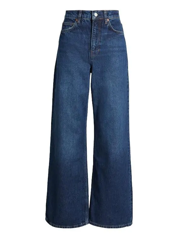 REFORMATION Cary Slouchy High-rise Wide-leg Jeans - Melville