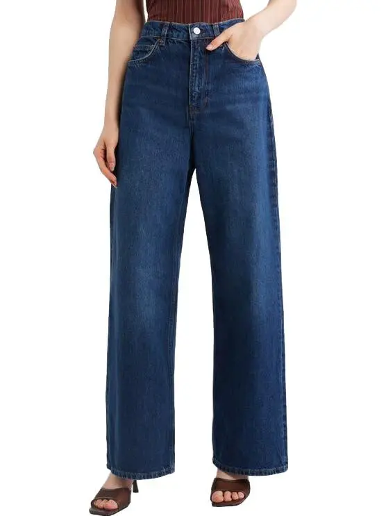 REFORMATION Cary Slouchy High-rise Wide-leg Jeans - Melville