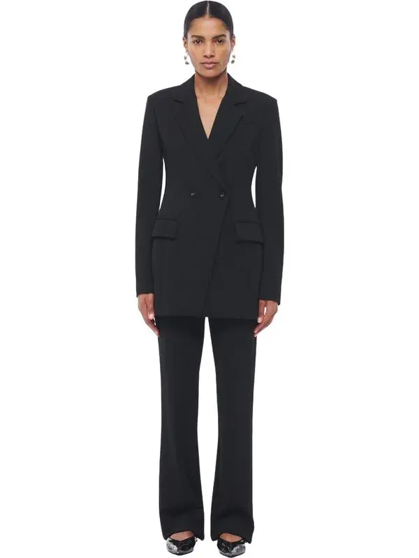 Another Tomorrow Jersey Jacket - Black