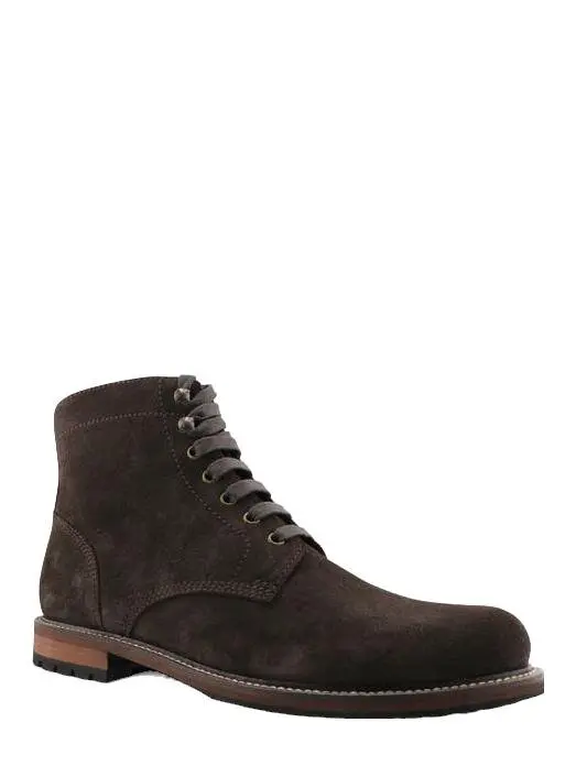 BLAKE MCKAY Axel Combat Boots - Brown Suede