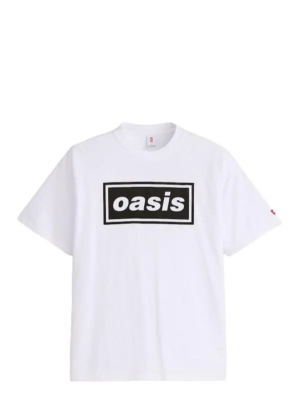 LEVI'S X Oasis Band T-shirt - White