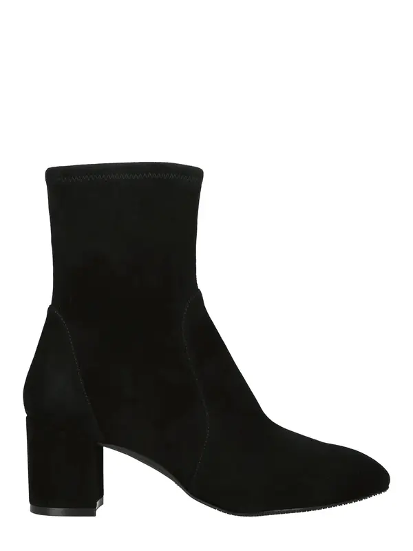 STUART WEITZMAN Suede Yuliana Ankle Boots - Black