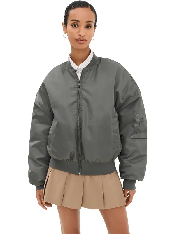 Lioness Essential Bomber Jacket - Moss