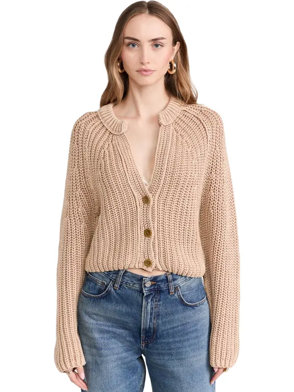 Free People Sweet Nothing Cardigan - Sandcastle