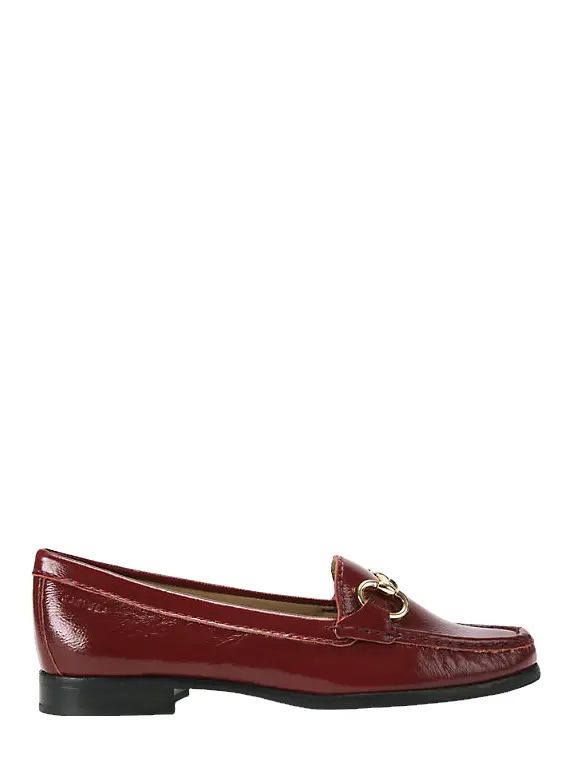 Carvela Snaffle-trim Patent-leather Loafers - Red