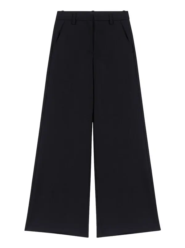 Maje Pimano Wide-leg Pants - Black
