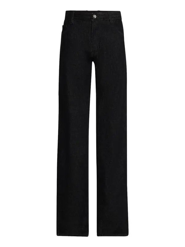 Canali Straight-leg 90th Anniversary Jeans - Black