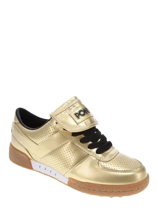 PONY Linebacker Metallic Sneakers - Gold Metallic