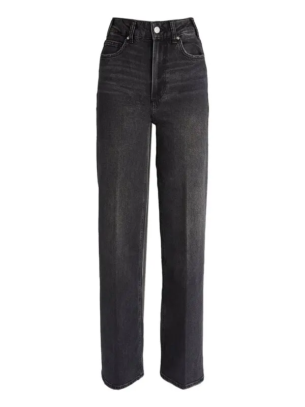 Paige Sasha Straight Leg Jeans - Black