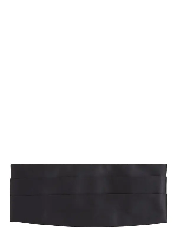 Giorgio Armani Silk Cummerbund - Blue