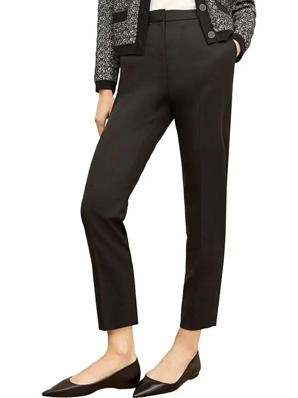 M.M.LAFLEUR Washable Wool Twill Mejia Pant - Black