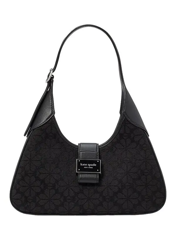 Kate Spade New York Spade Flower Jacquard Shoulder Bag - Black Multi