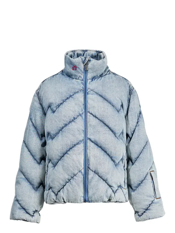 Perfect Moment Denim Puffer Jacket - Light-denim