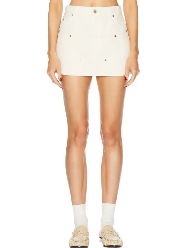 Renggli Cargo Mini Skirt - Bone