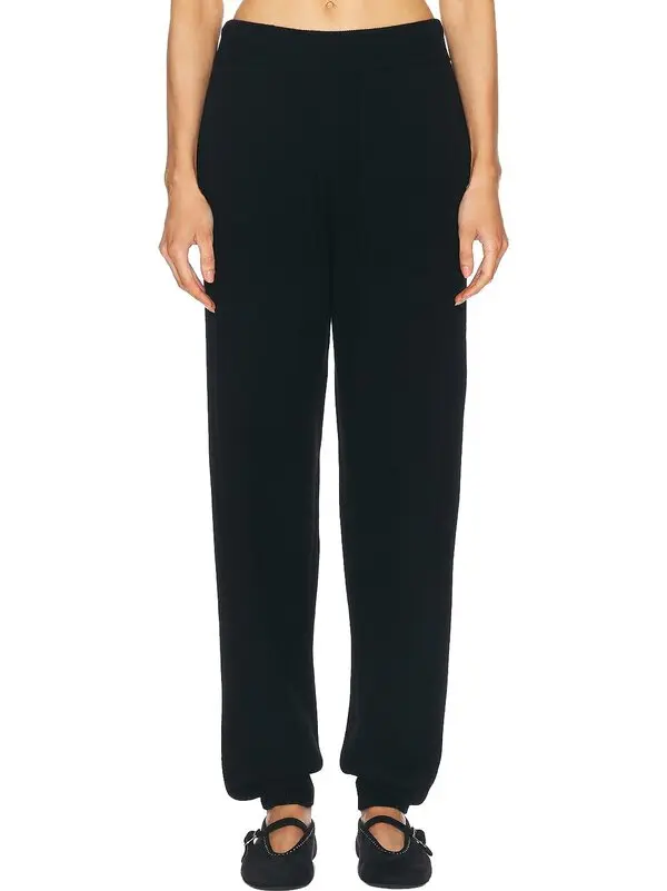 Loulou De Saison Hespero Cashmere Jogger - Black