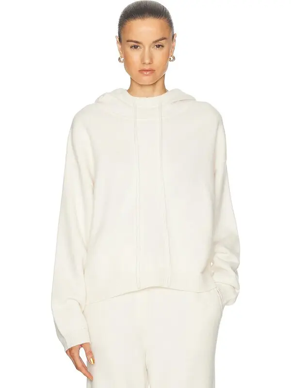 Loulou De Saison Sarla Cashmere Hoodie - Ivory