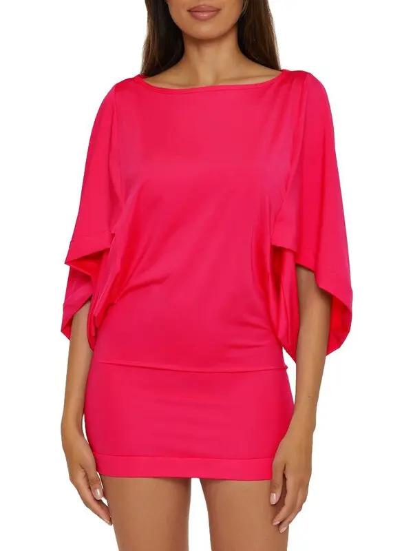 Trina Turk Classic Cover-up Tunic - Geranium