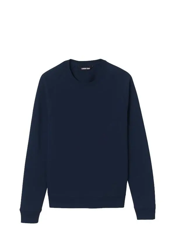 LANDS' END Long Sleeve Crewneck Sweatshirt - Classic Navy