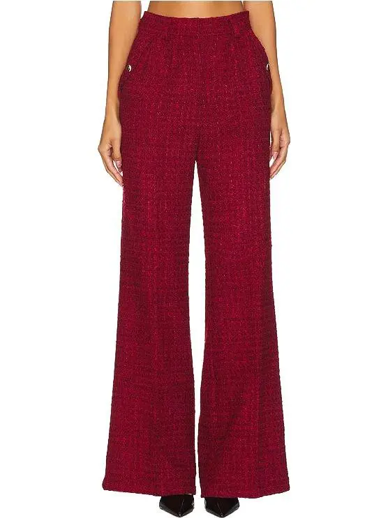 Amanda Uprichard Jane Pants - Wine