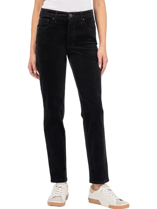 Kut From The Kloth Rachael High-waist Corduroy Jeans - Black