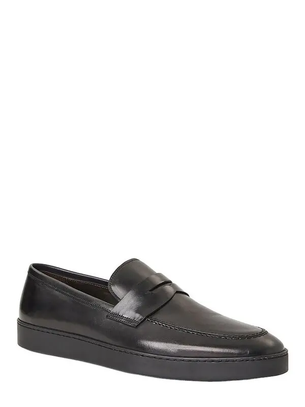 Bruno Magli Hybrid Penny Loafers - Black