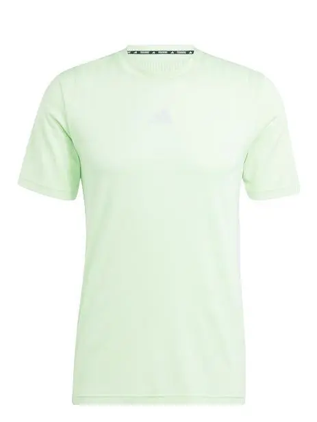 Adidas Hiit Airchill Workout Tee Shirt - Semi Green Spark