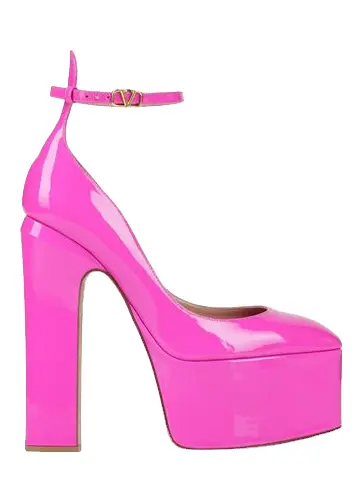 Valentino Garavani Pumps In Leather - Pink