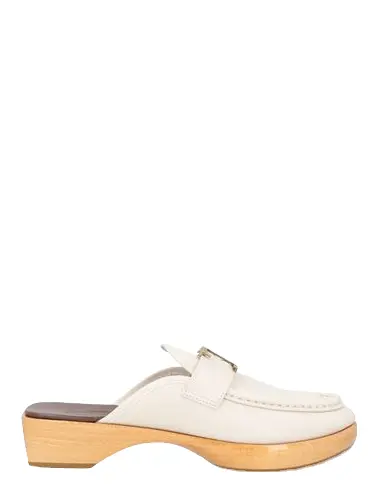 TOD'S Leather Clogs - Beige