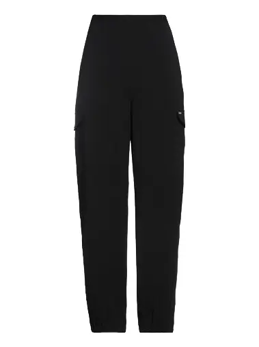 Armani Exchange High-waisted Tapered Cargo Pants - Black