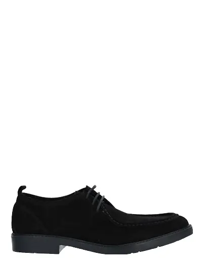 CAFÈNOIR Leather Lace-up Shoes - Black
