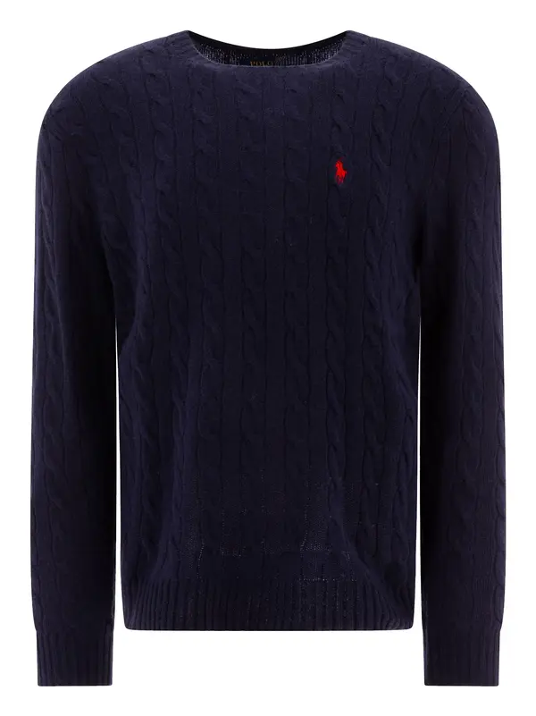 Polo Ralph Lauren Wool And Cashmere Crewneck Sweater - Blue