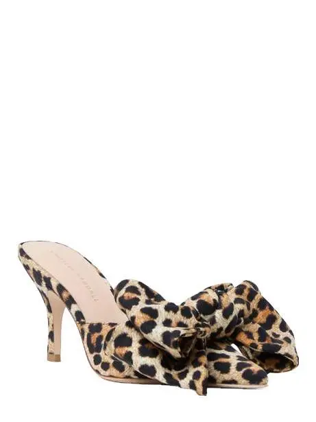 LOEFFLER RANDALL Margot Pointed Toe Mule - Leopard
