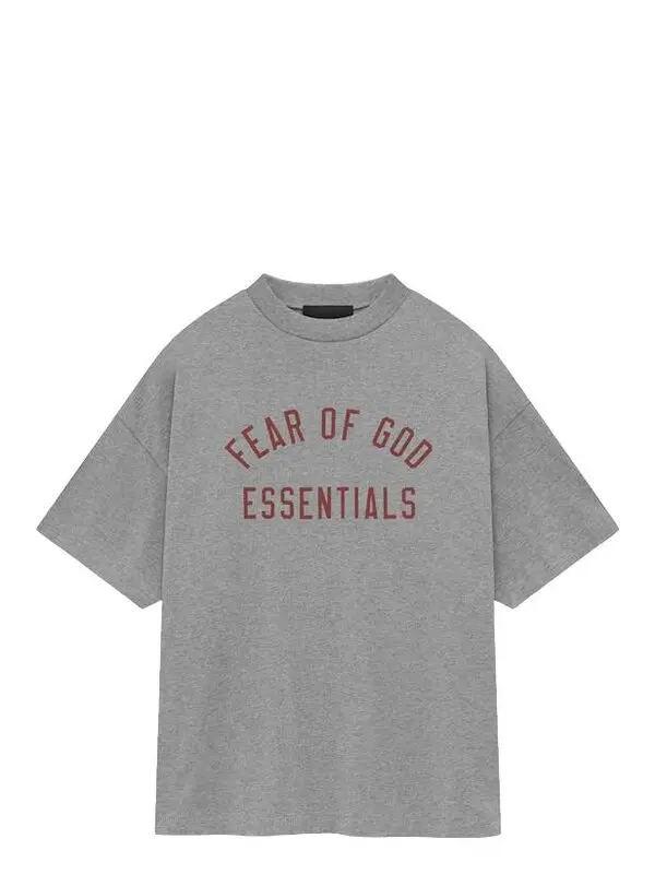 Fear Of God Essentials Jersey Crewneck Sweatshirt Tee Shirt - Dark Heather